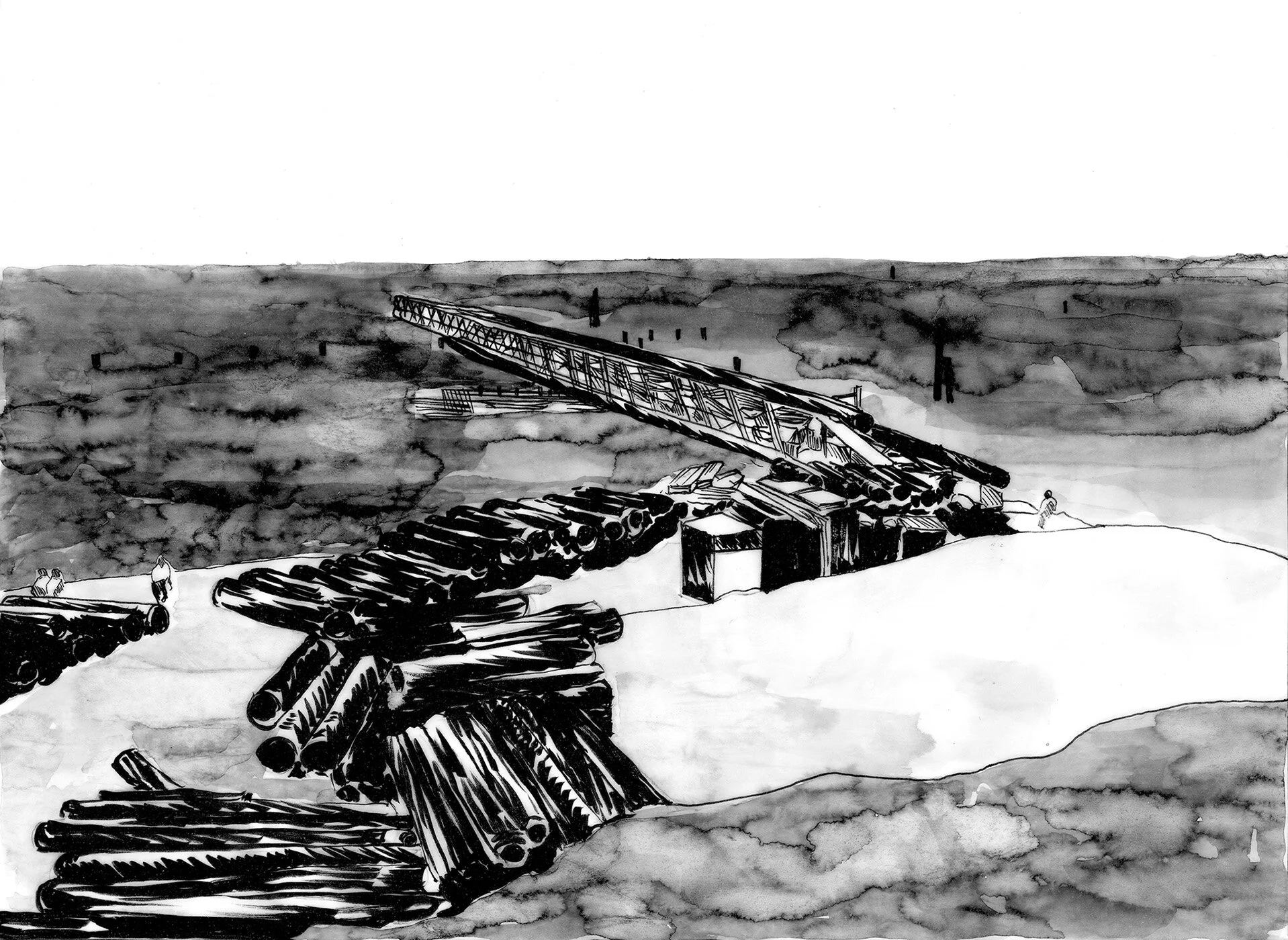 Settlement: drawings — SUSY BIELAK