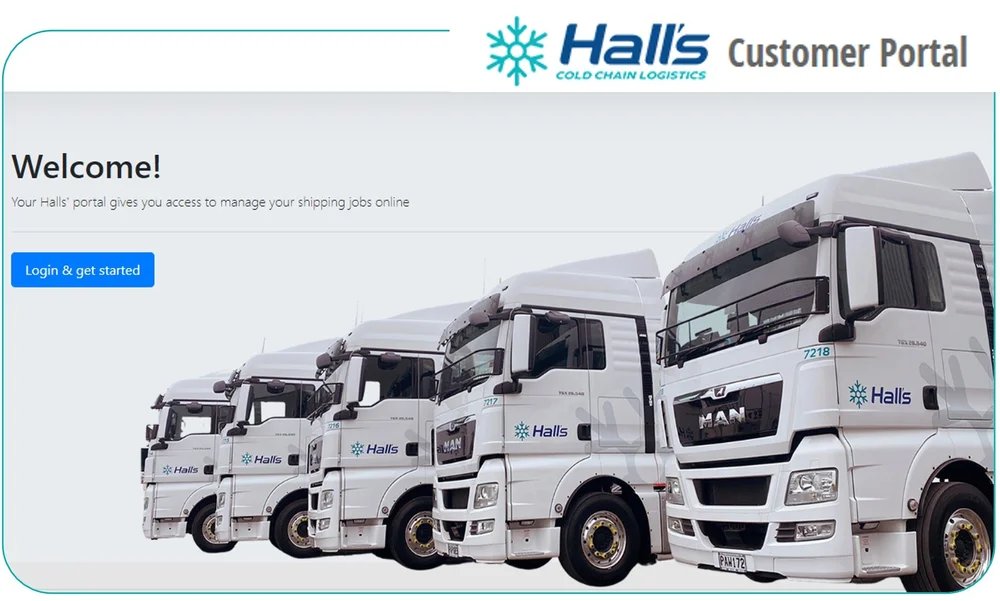 Customer Portal — Hall's Group Ltd