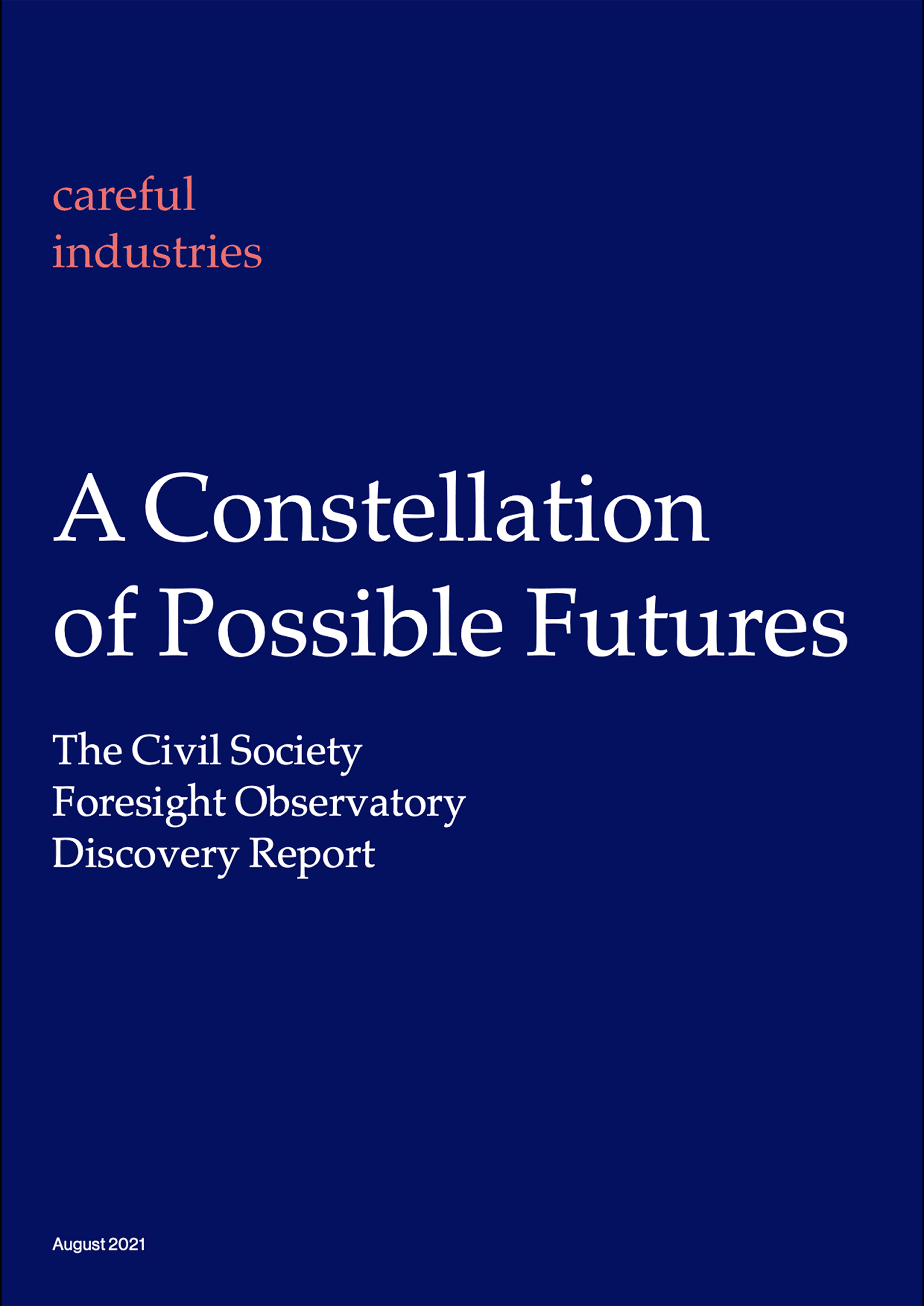 Civil Society Foresight Observatory — Careful Industries