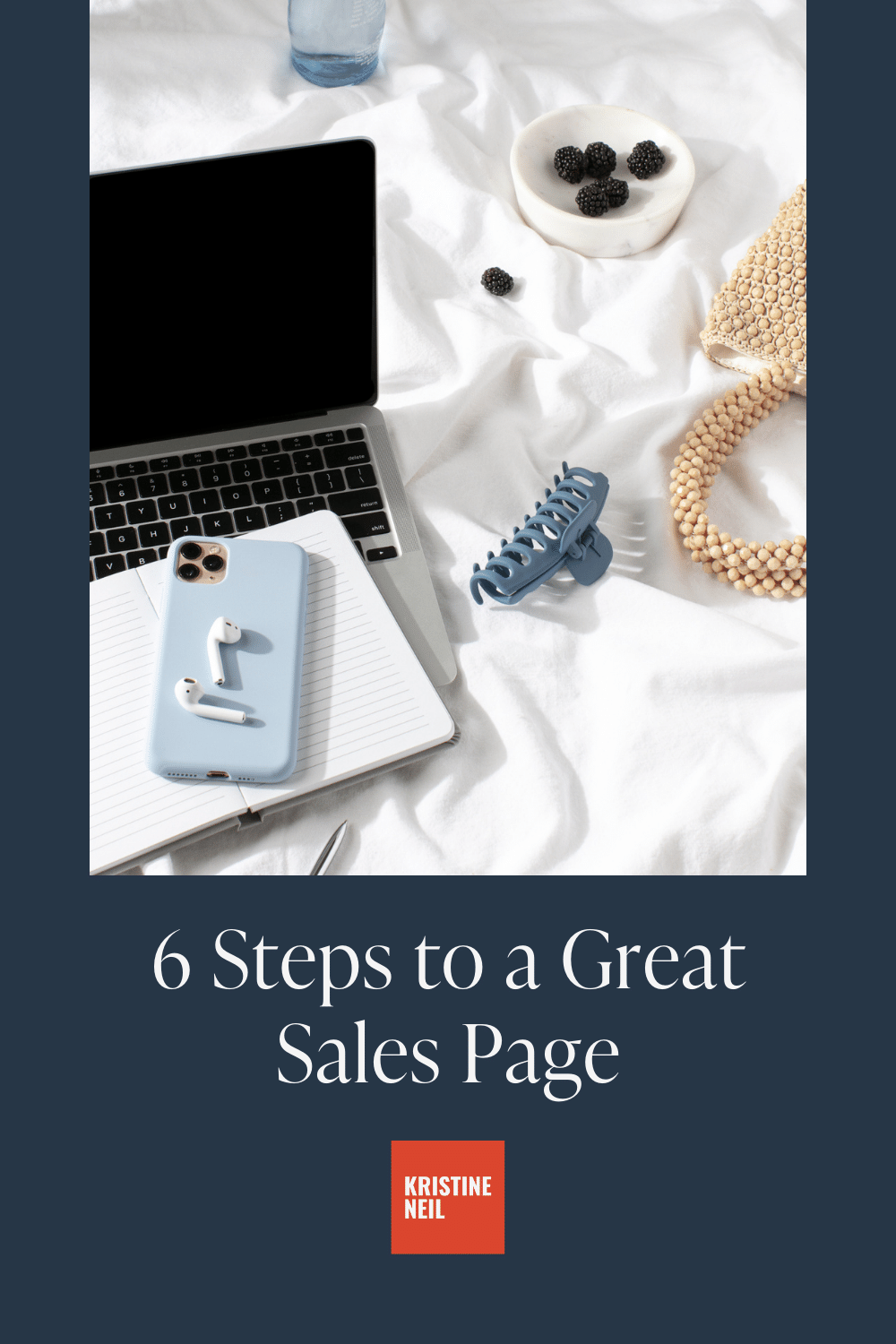 6 Steps to a Great Sales Page • Kristine Neil • Squarespace eCommerce ...