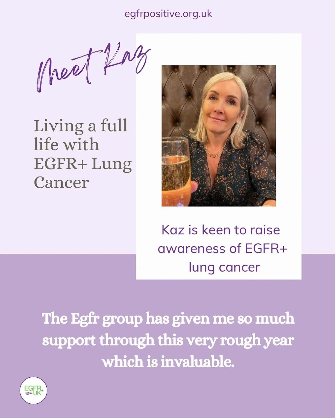 Treatment options for EGFR and resistance to treatment. | EGFR Positive UK