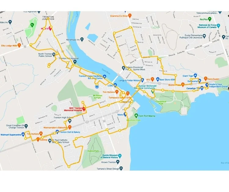 Plan Your Trip — Quinte Transit