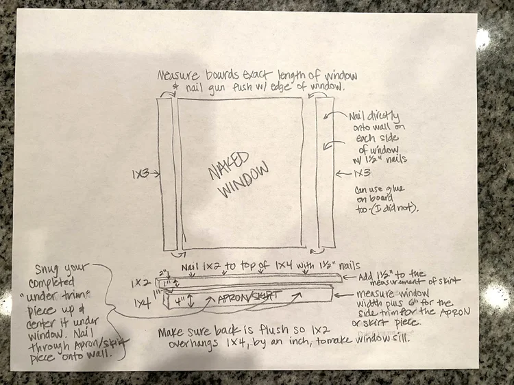 How we did our own DIY Window Trim — Your Site Title