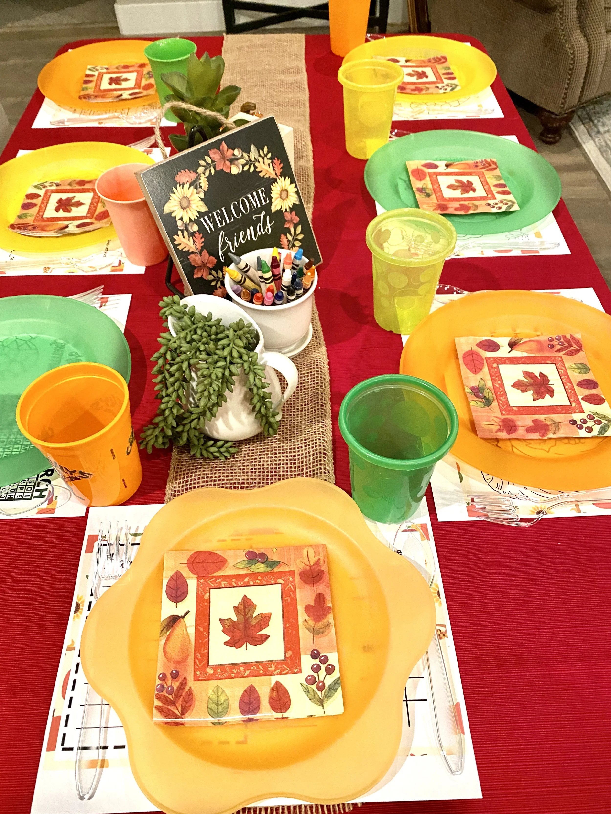 Thanksgiving or Friendsgiving Tablescape — Your Site Title