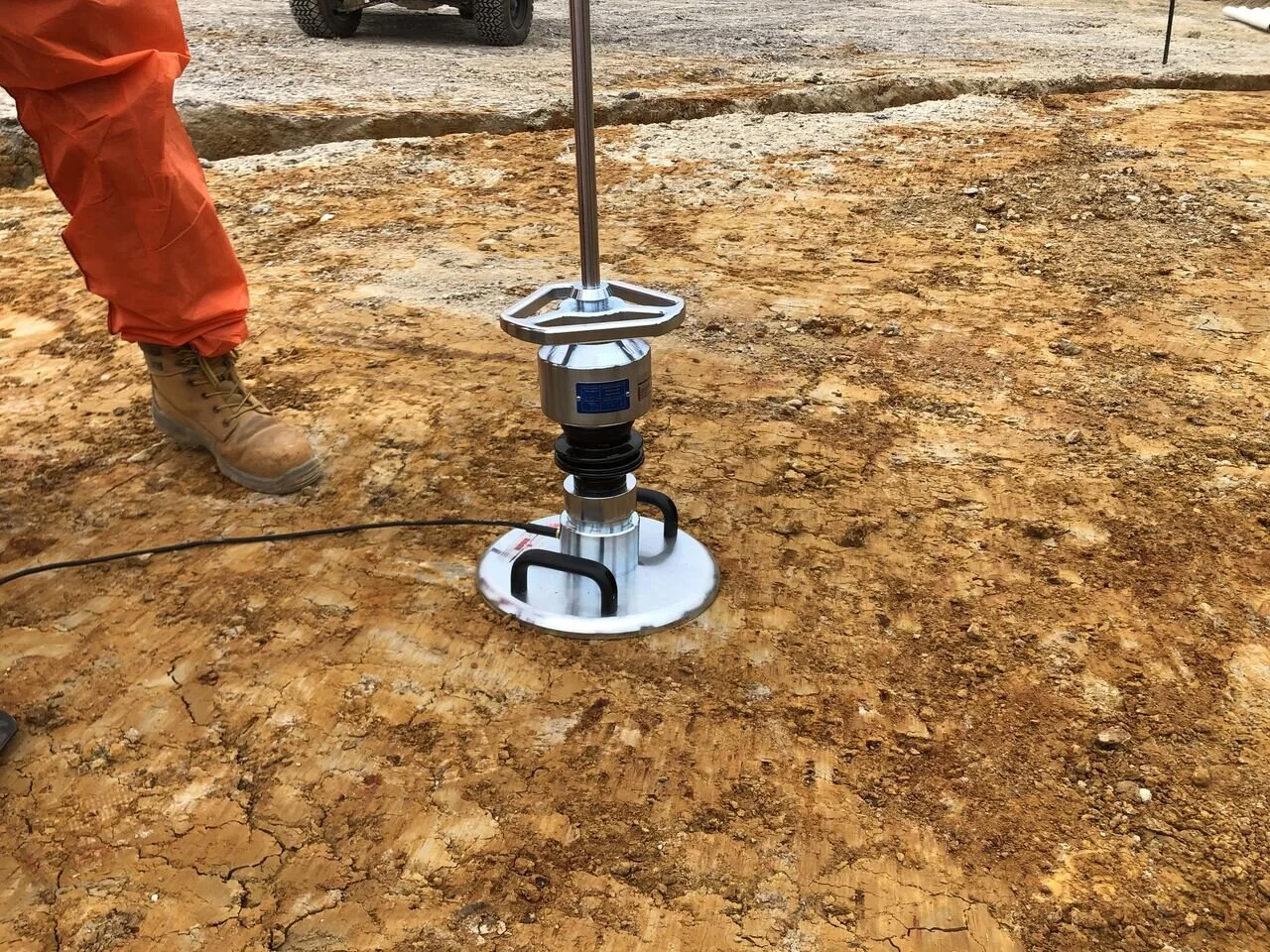 Light Weight Deflectometer Testing