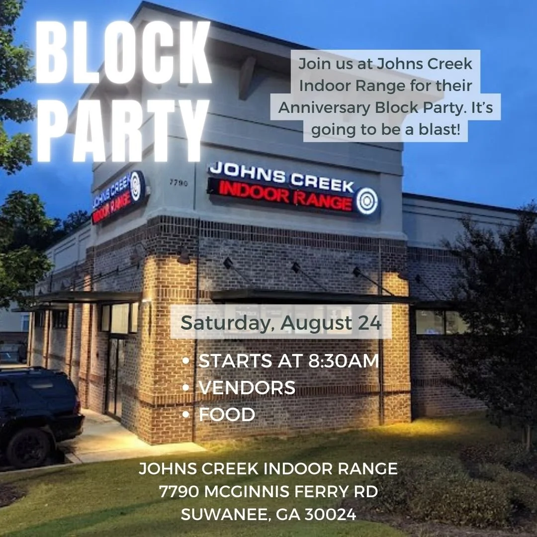 Johns Creek Indoor Gun Range Block Party! — THE KING OF CAMO