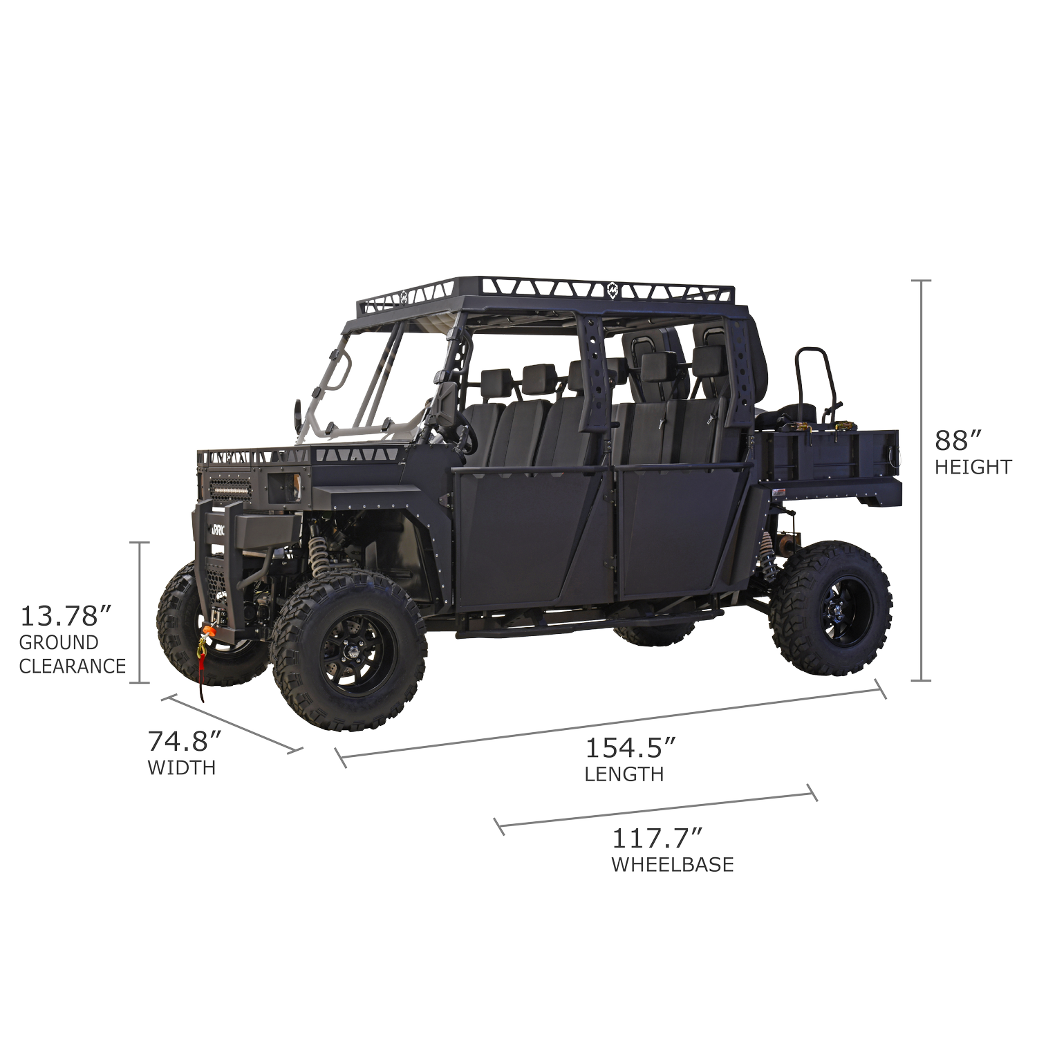 Massimo T-Boss 560 EFI UTV — Luca Motorsports
