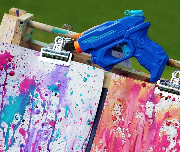 Water Gun Painting — Virginia Highlands Festival – Abingdon, Virginia