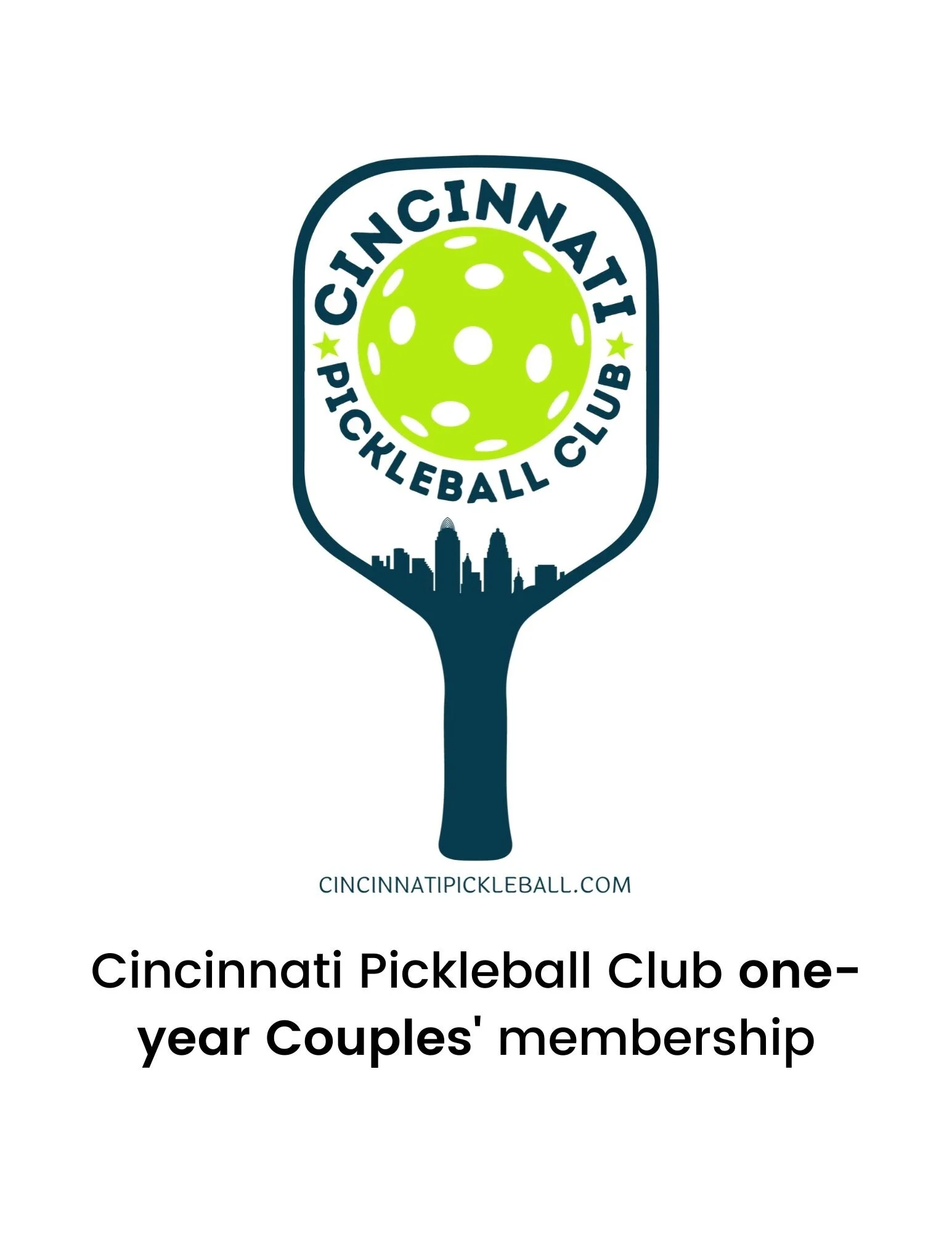 One-year couples renewal: $30 — Cincinnati Pickleball Club