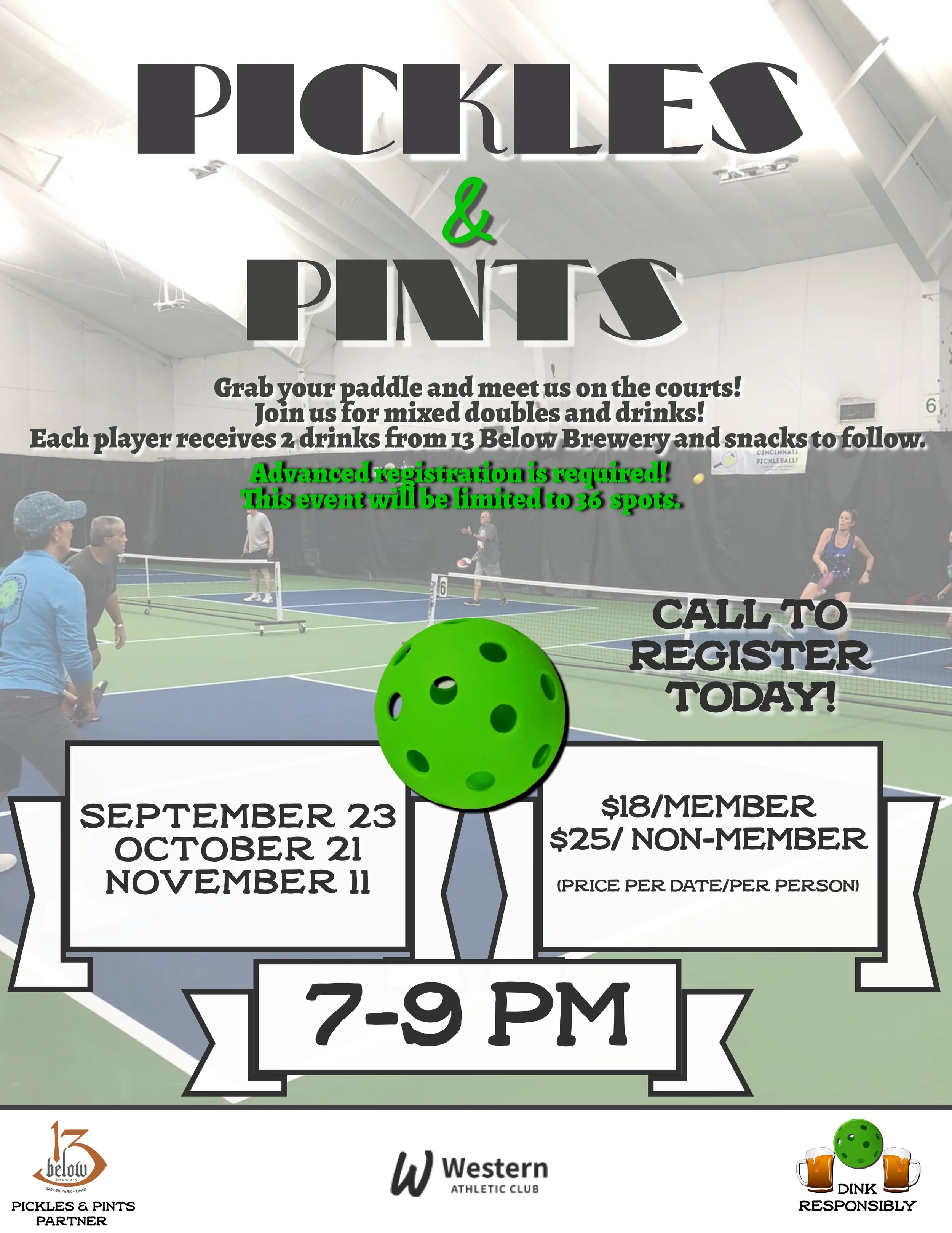 Upcoming Events — Cincinnati Pickleball Club
