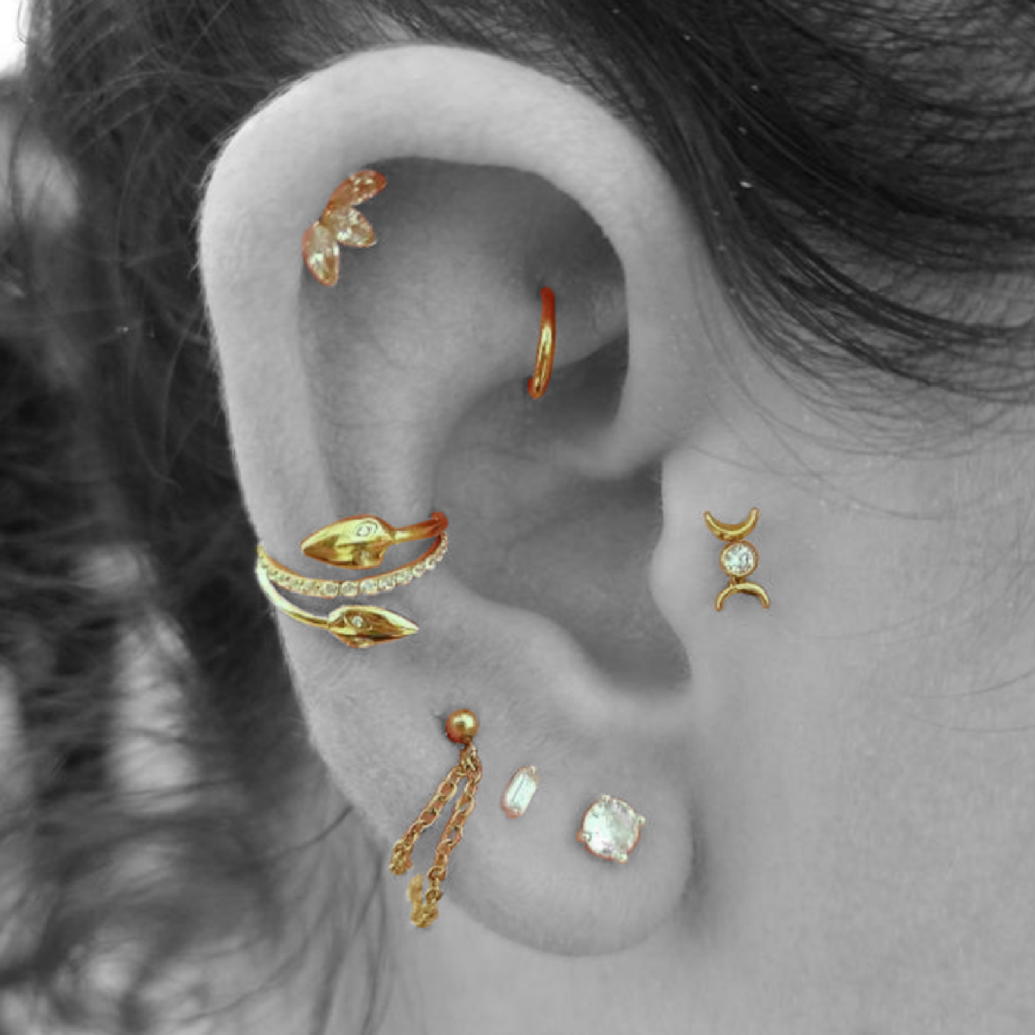 Ear Curation, Constellation Piercings Brooklyn & Manhattan | Live By ...