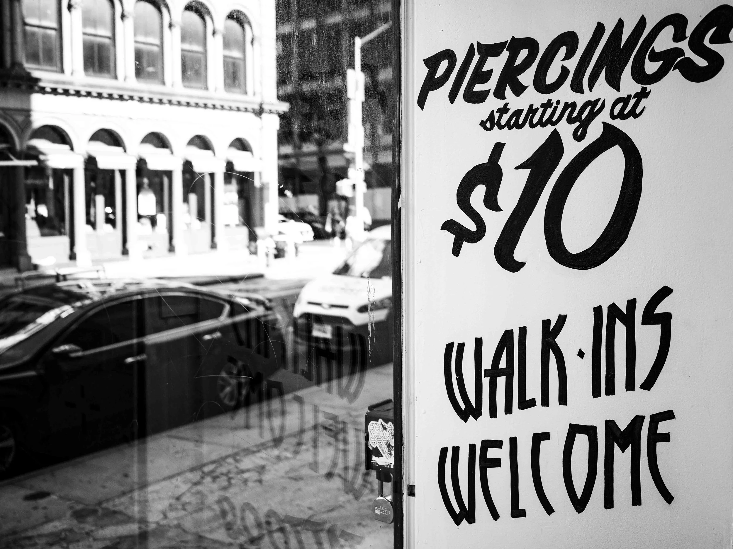 Body Piercing Price Guide Brooklyn & Manhattan | Live By The Sword Tattoo