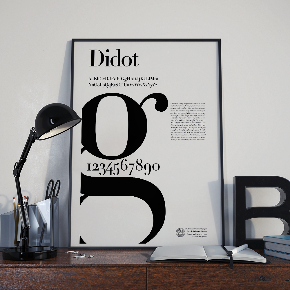 Didot Poster