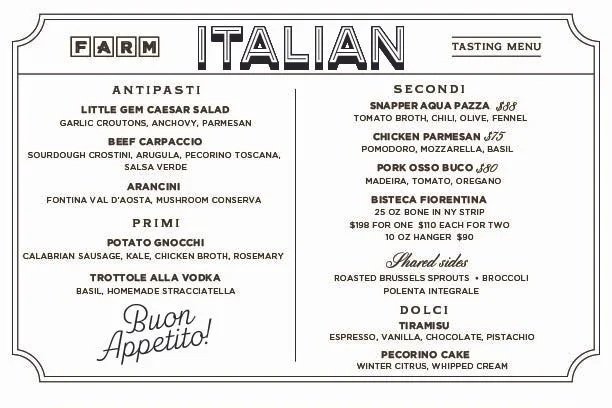 DINNER — FARM BLUFFTON