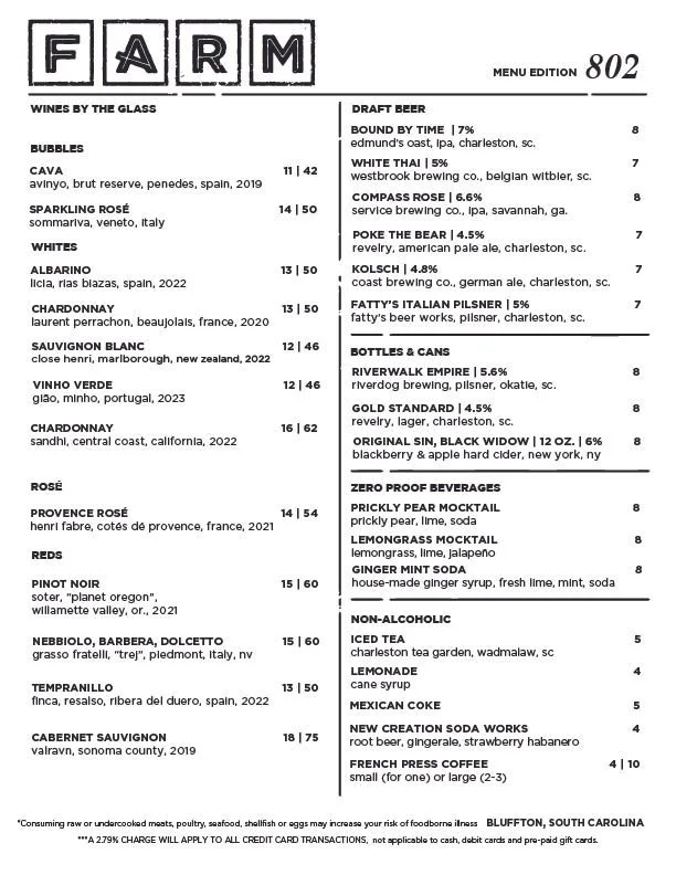 SUNDAY BRUNCH — FARM BLUFFTON