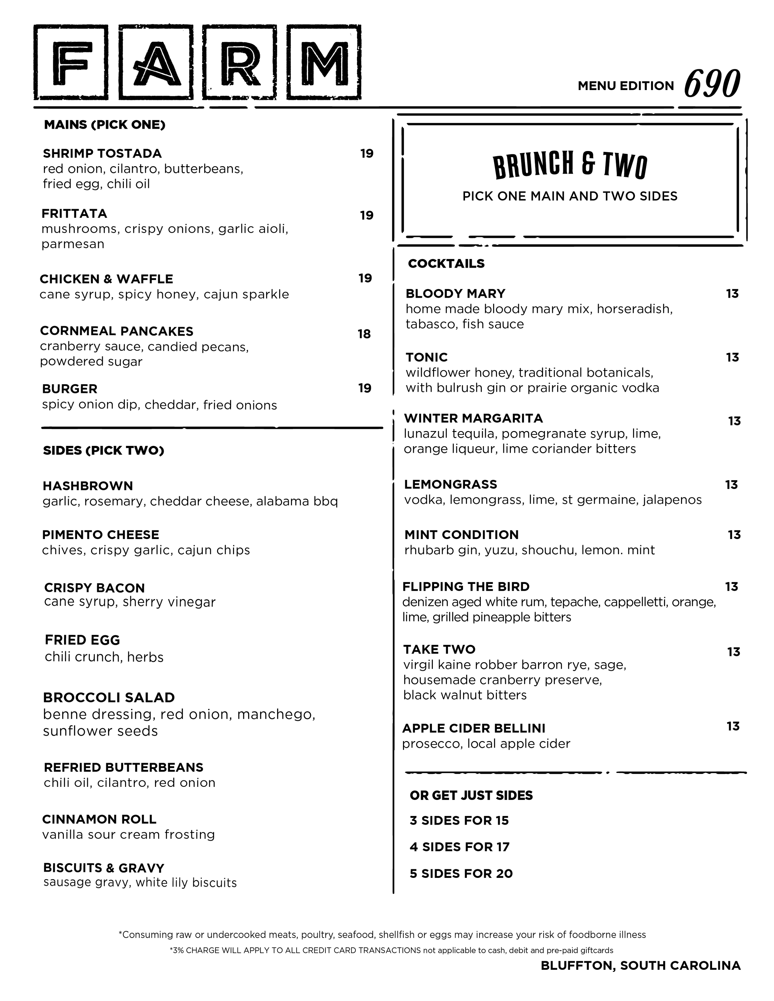 SUNDAY BRUNCH — FARM BLUFFTON