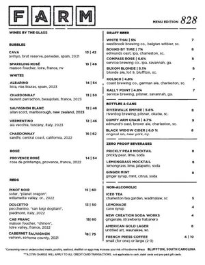 DINNER — FARM BLUFFTON