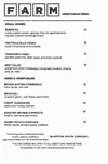 VEGETARIAN DINNER — FARM BLUFFTON