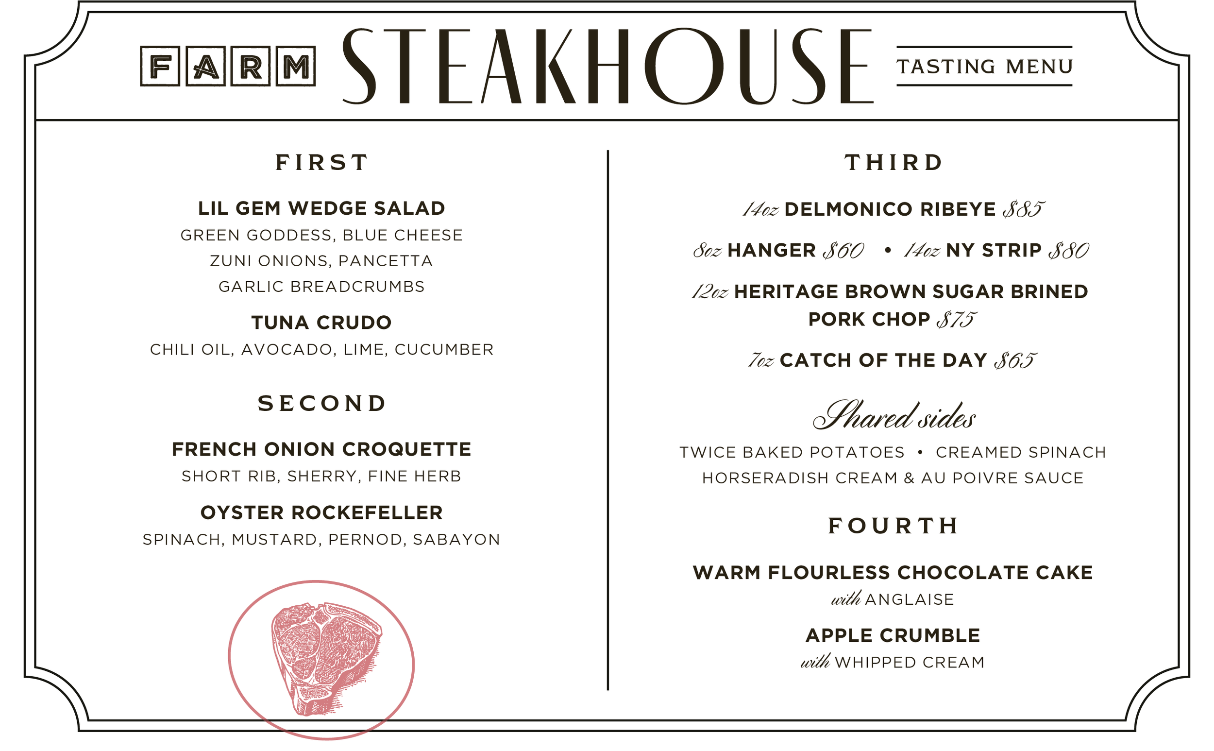 DINNER — FARM BLUFFTON