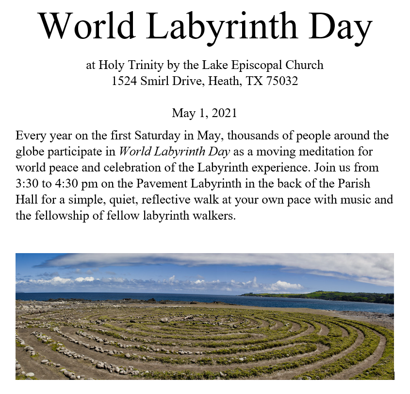 Labyrinth Home Study — Holy Trinity by the Lake Episcopal Church