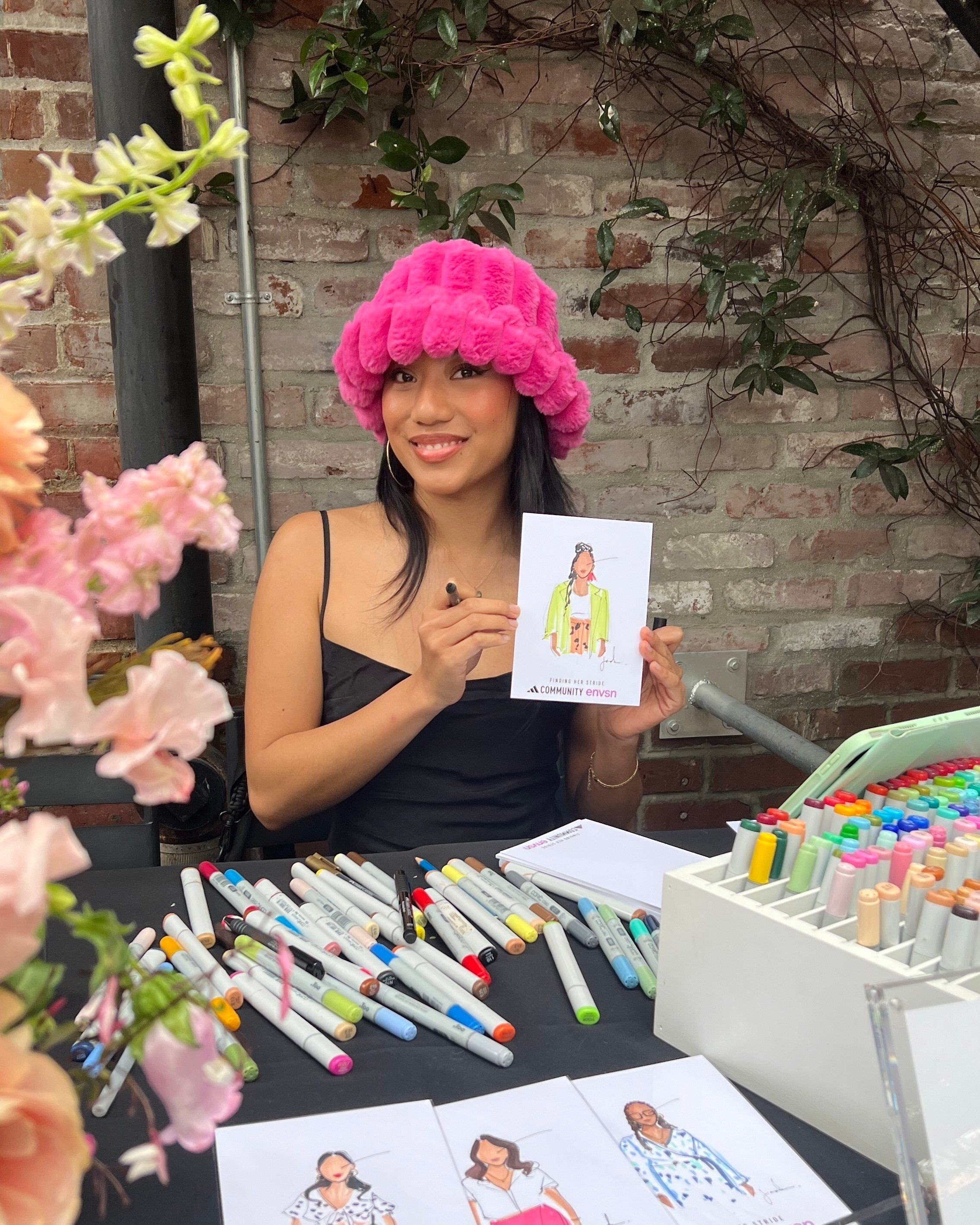 How to Hire a Live Sketch Artist for a Brand Event — Creating With Jade ...