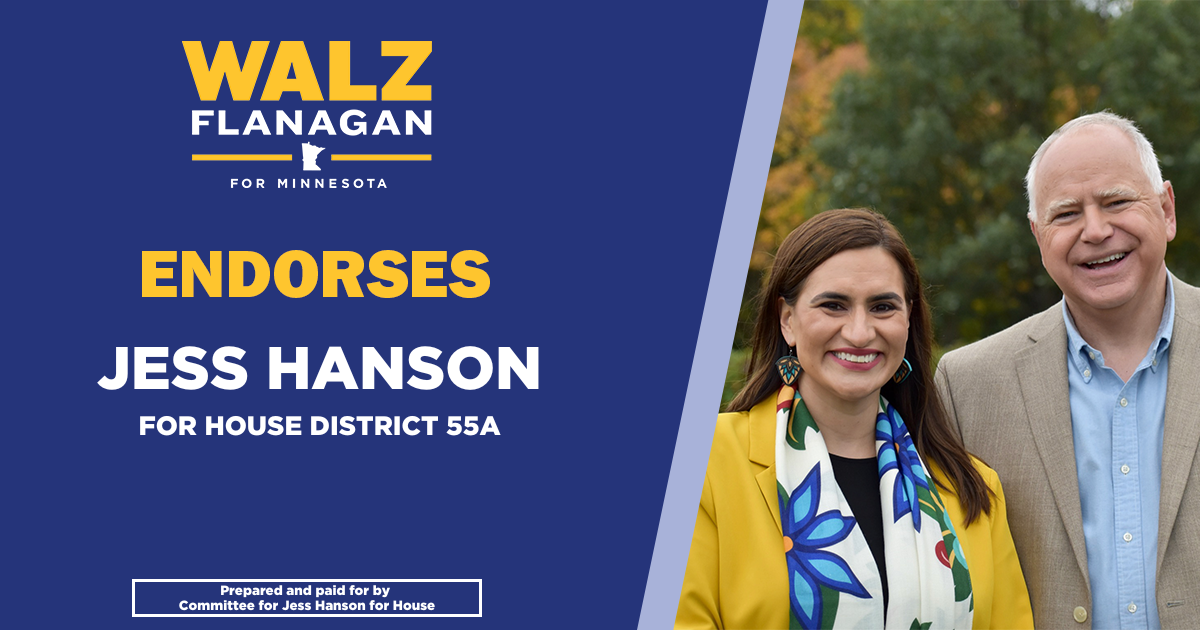 Endorsements — Jess Hanson for MN House