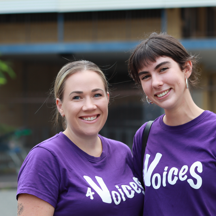 Volunteer to help women | Brisbane, Gold Coast, Sydney | 4 Voices