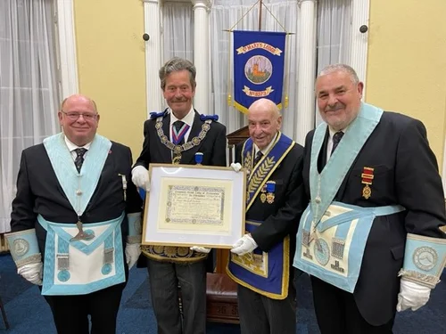 60 Years in Freemasonry — Shropshire Masons