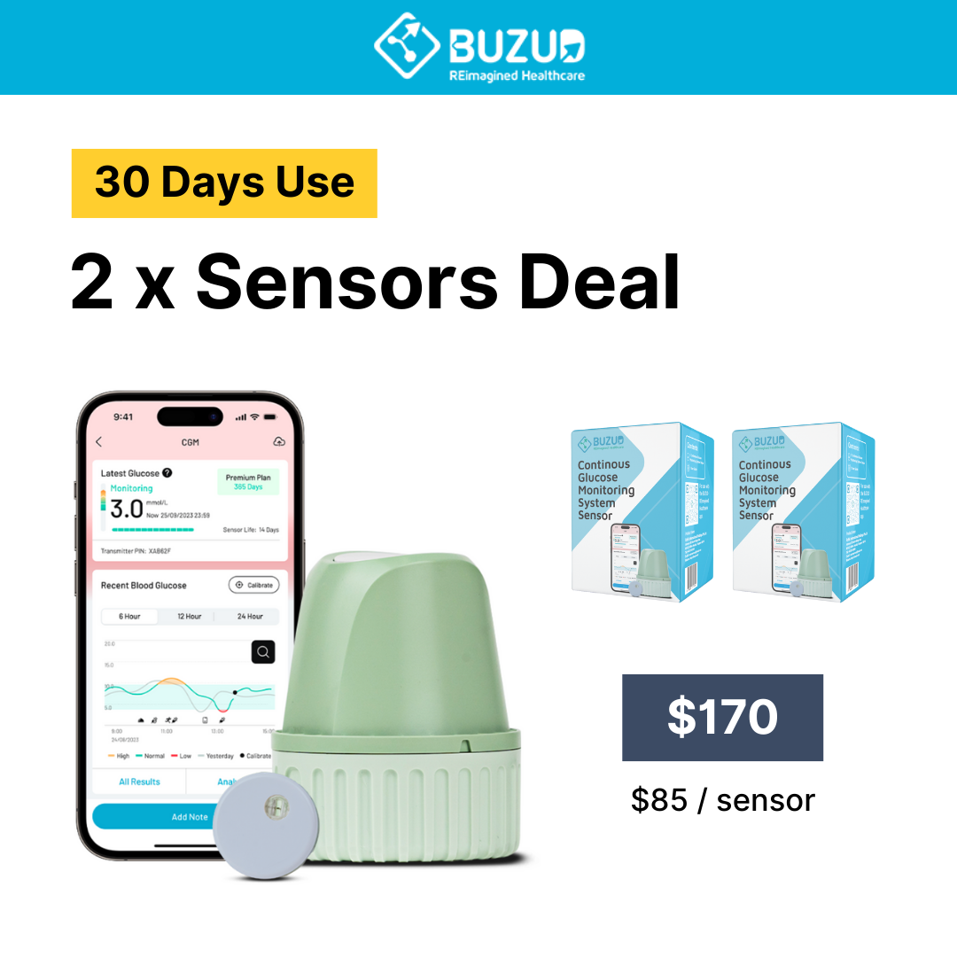 BUZUD Continuous Glucose Monitor (CGM) 2.0 | Buy Online | NOVI Health