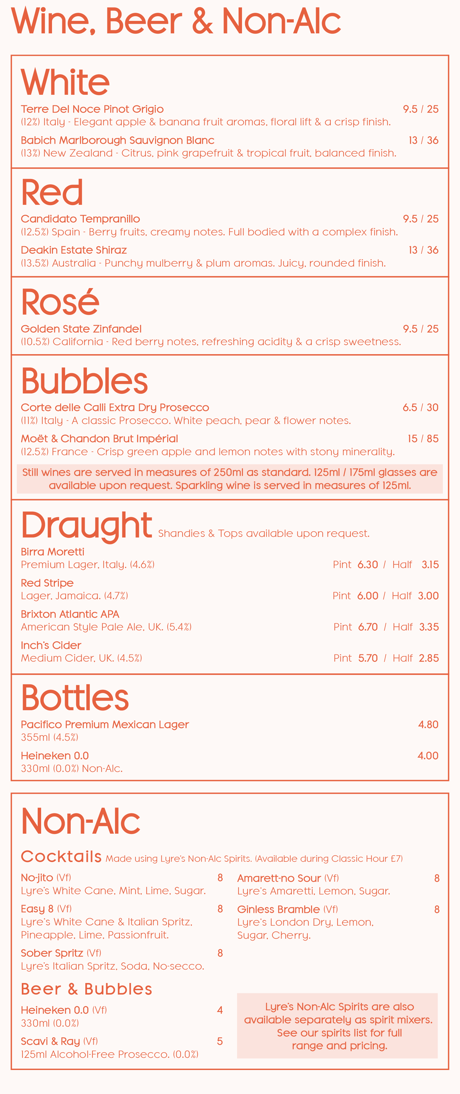 Menus — 33CankStreet