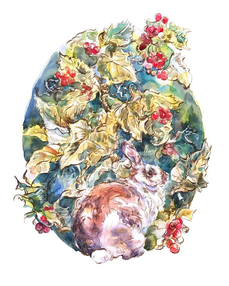Organic Compositions with Pen and Ink — Sara Corren