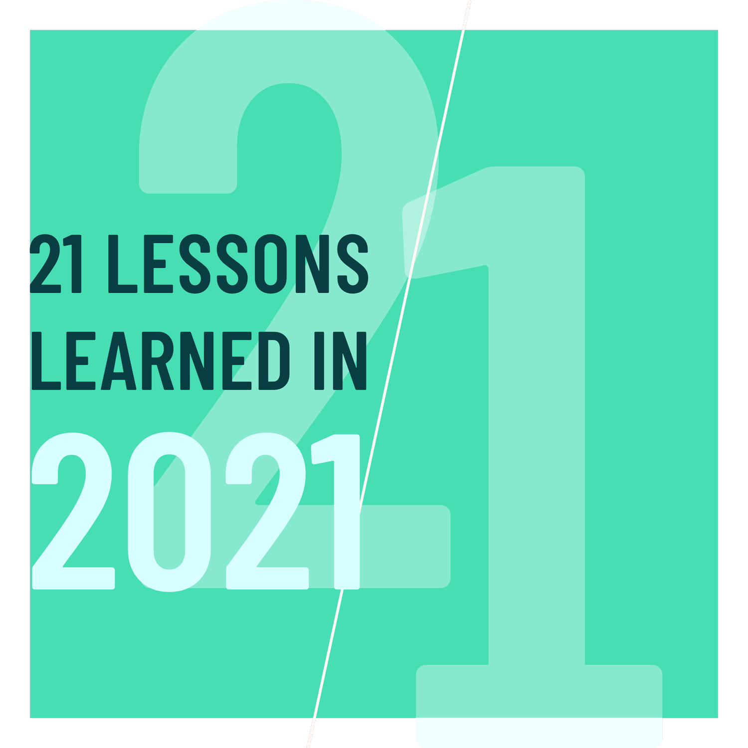 EP20. 21 Lessons learned in 2021. My first year in podcasting — Thomas ...