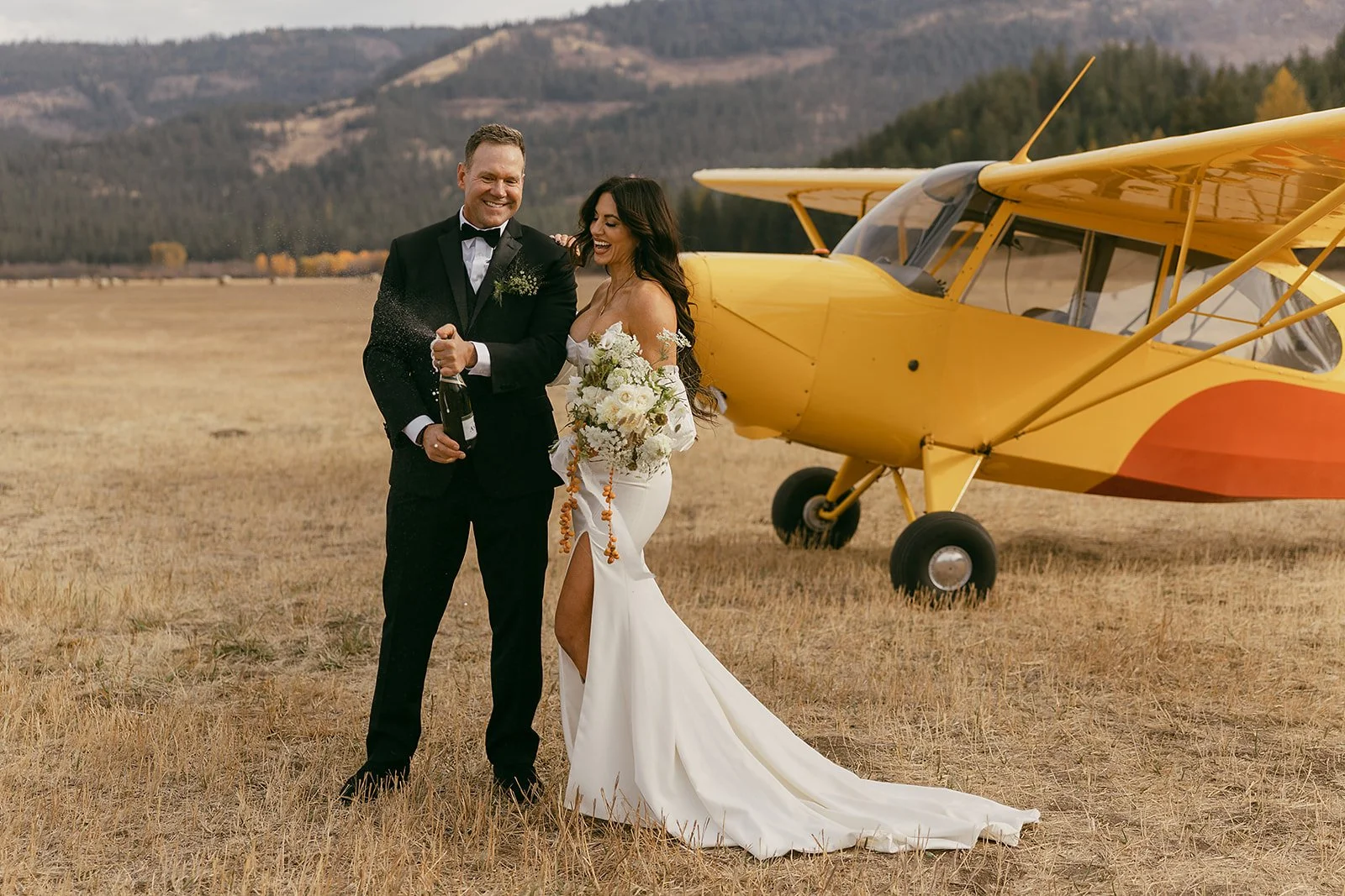 Fly-In Elopement at Moose Valley Ranch: A Luxury Mountain Wedding ...