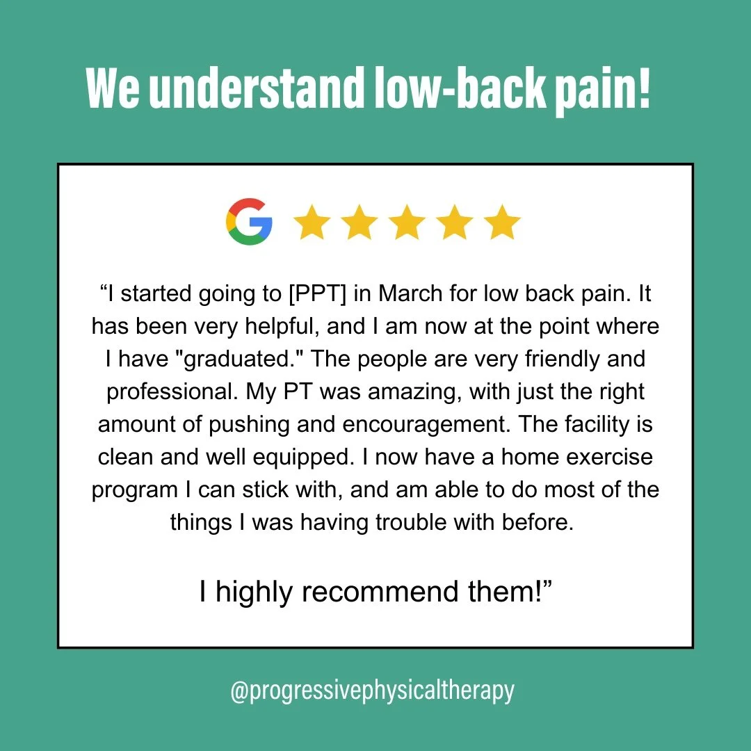 3 Exercises to Prevent Low Back Pain — Progressive Physical Therapy