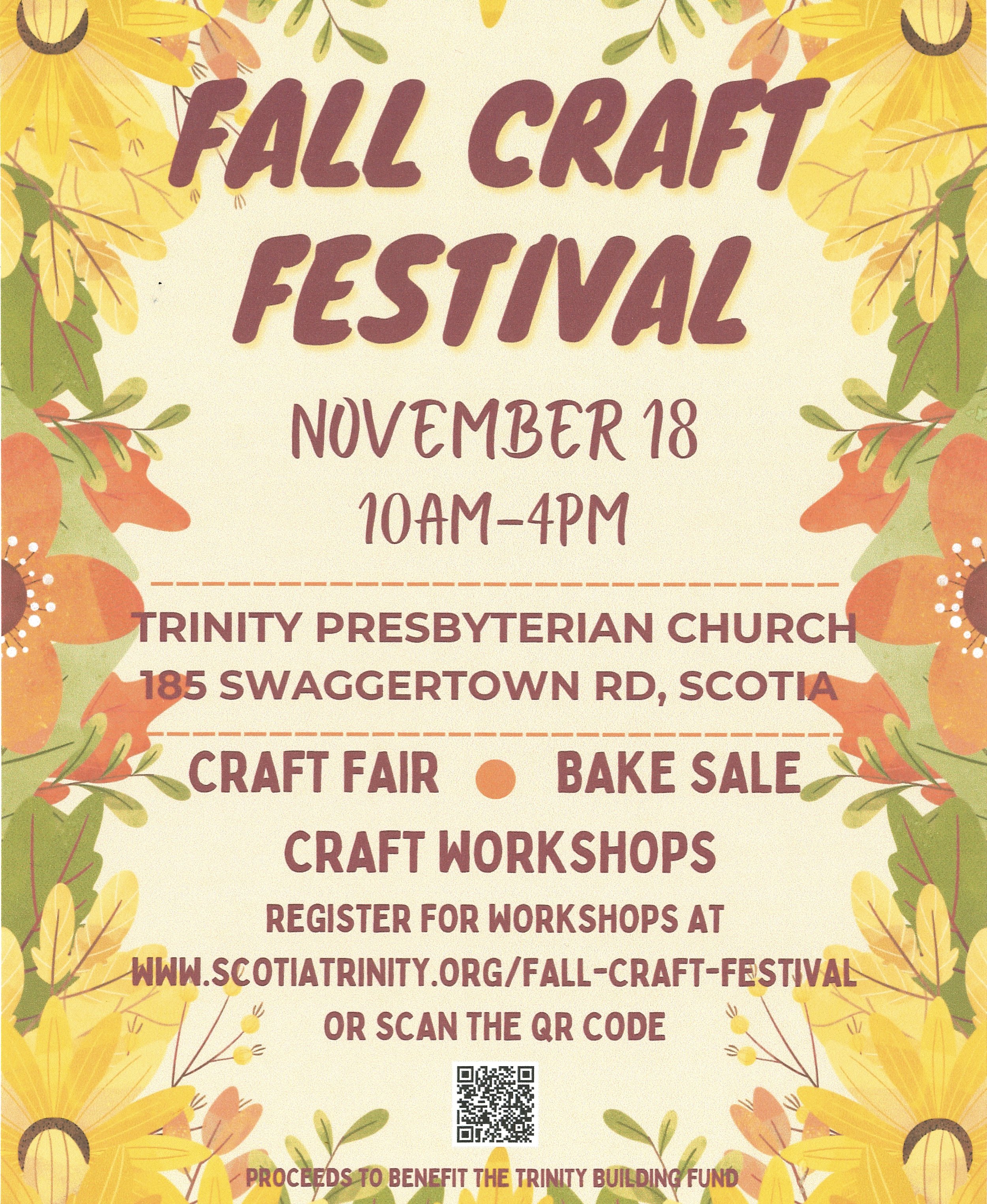 Fall Craft Festival — Trinity Presbyterian Church