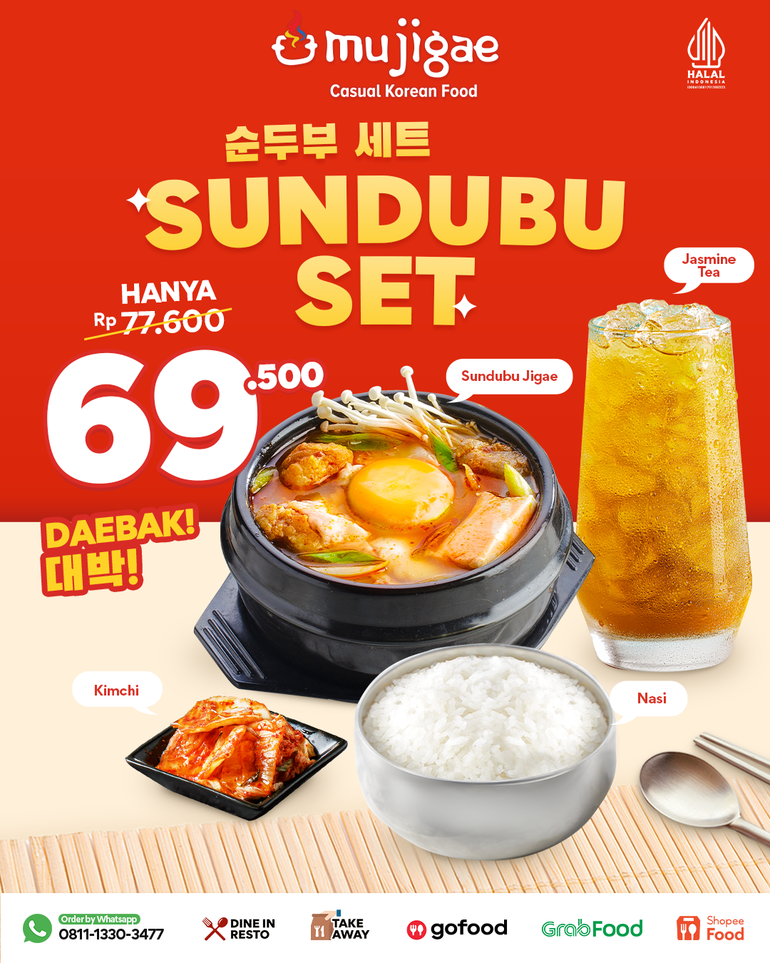 Mujigae Korean Delivery — Mujigae Resto | Serving Daily Joy
