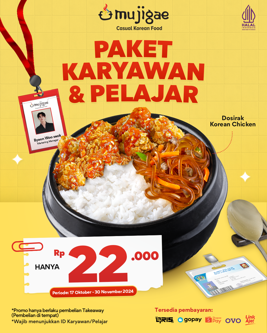 Mujigae Korean Delivery — Mujigae Resto | Serving Daily Joy