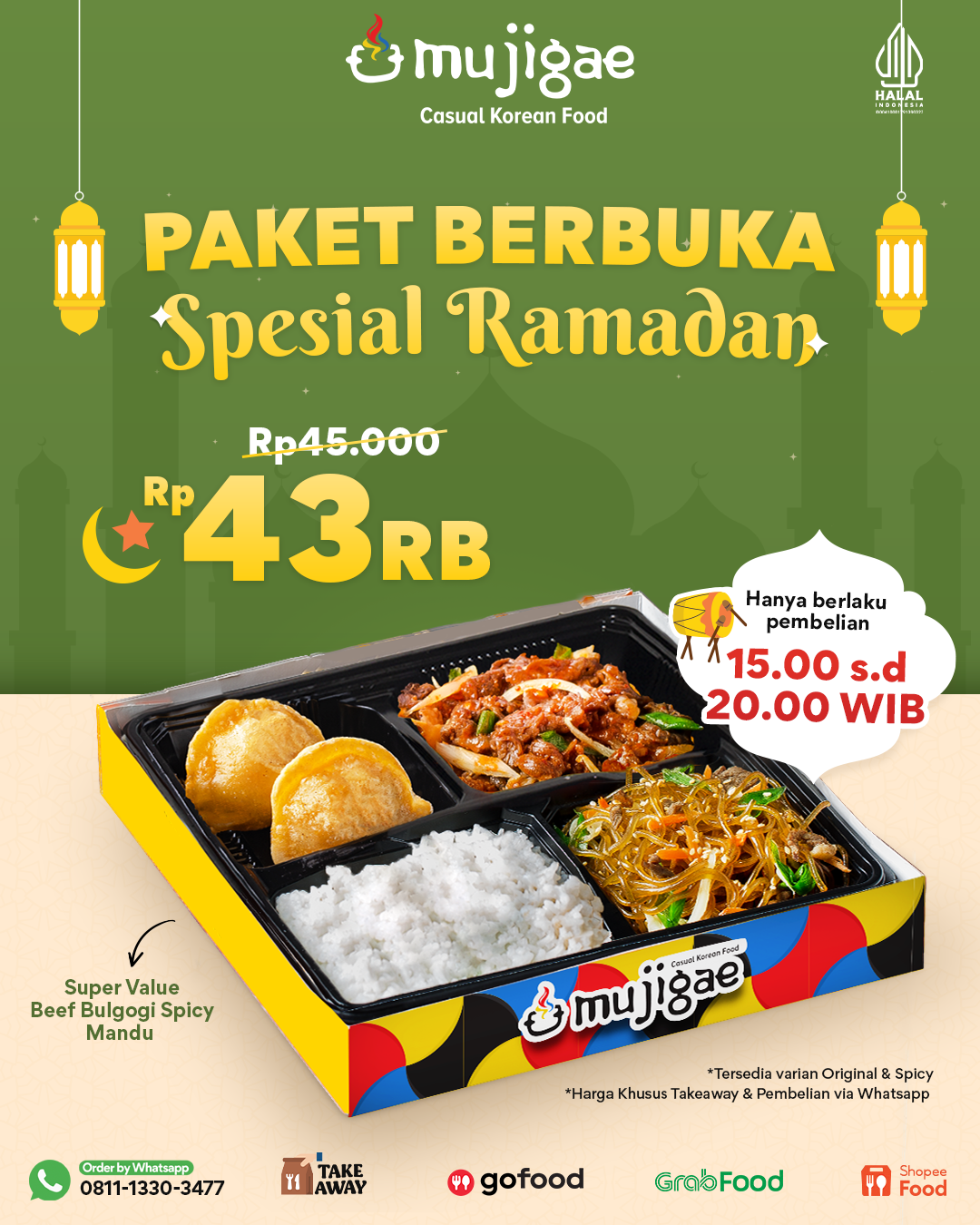 Mujigae Korean Delivery — Mujigae Resto | Serving Daily Joy