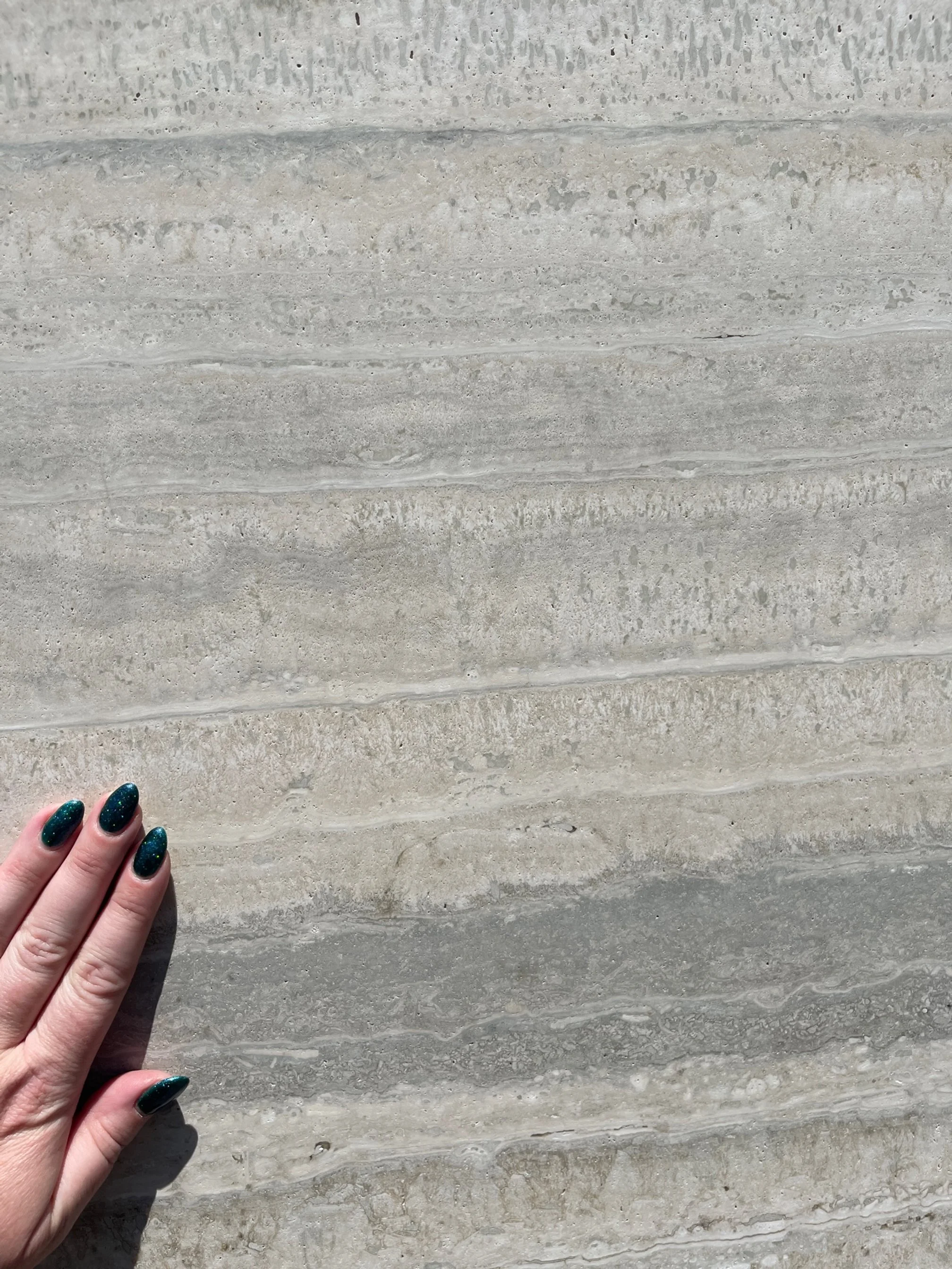 Silver Travertine Texture