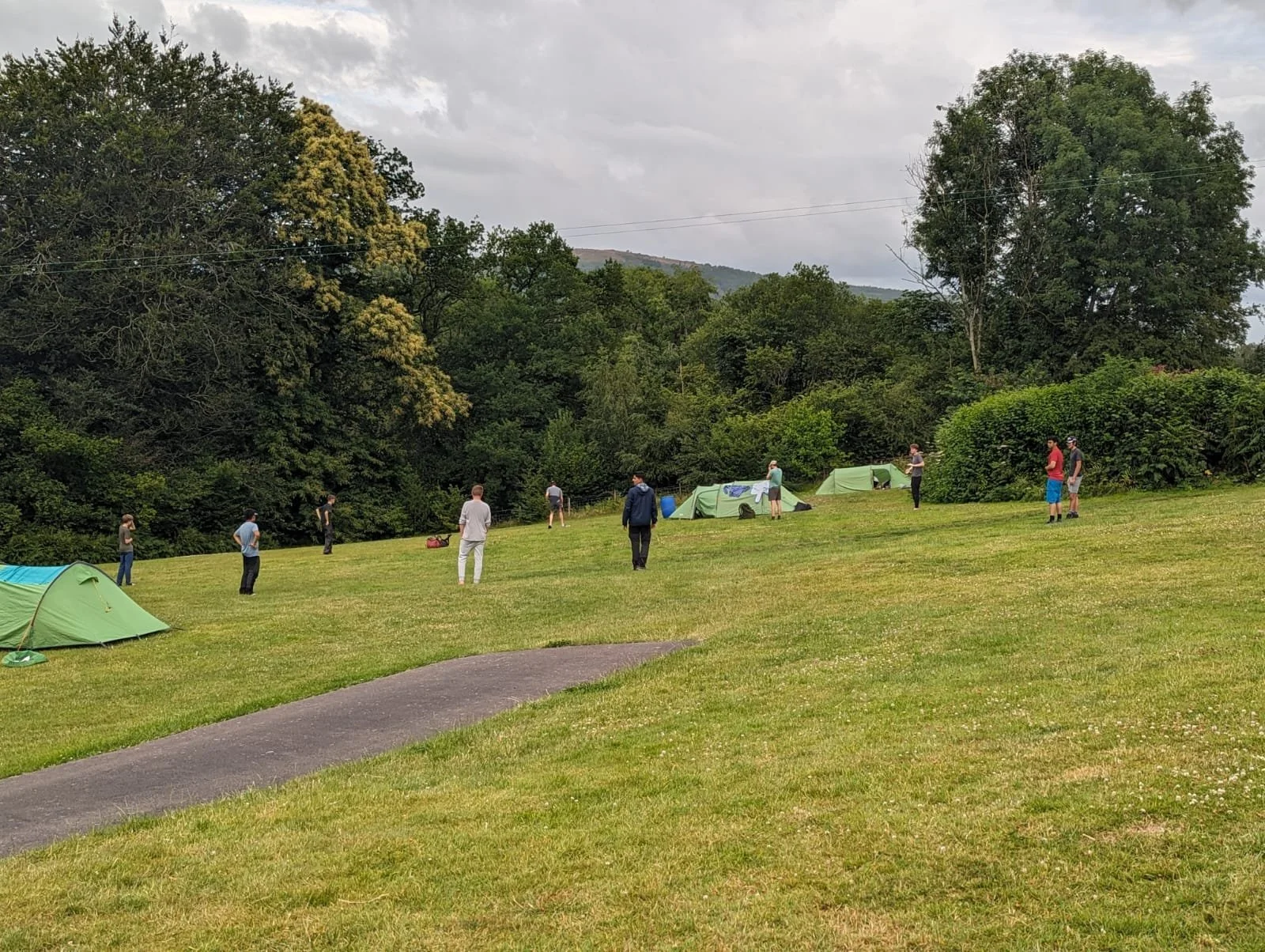 Pencelli Castle Camping - Sam Sykes Ltd.