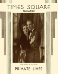 Private Lives - Production History — Noël Coward