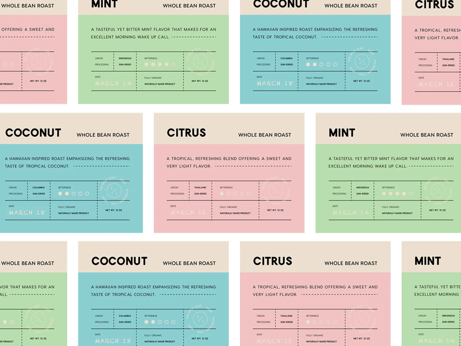 Split Leaf Coffee — createid