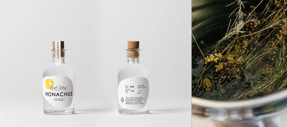 Monachus Istria Dry Gin — createid