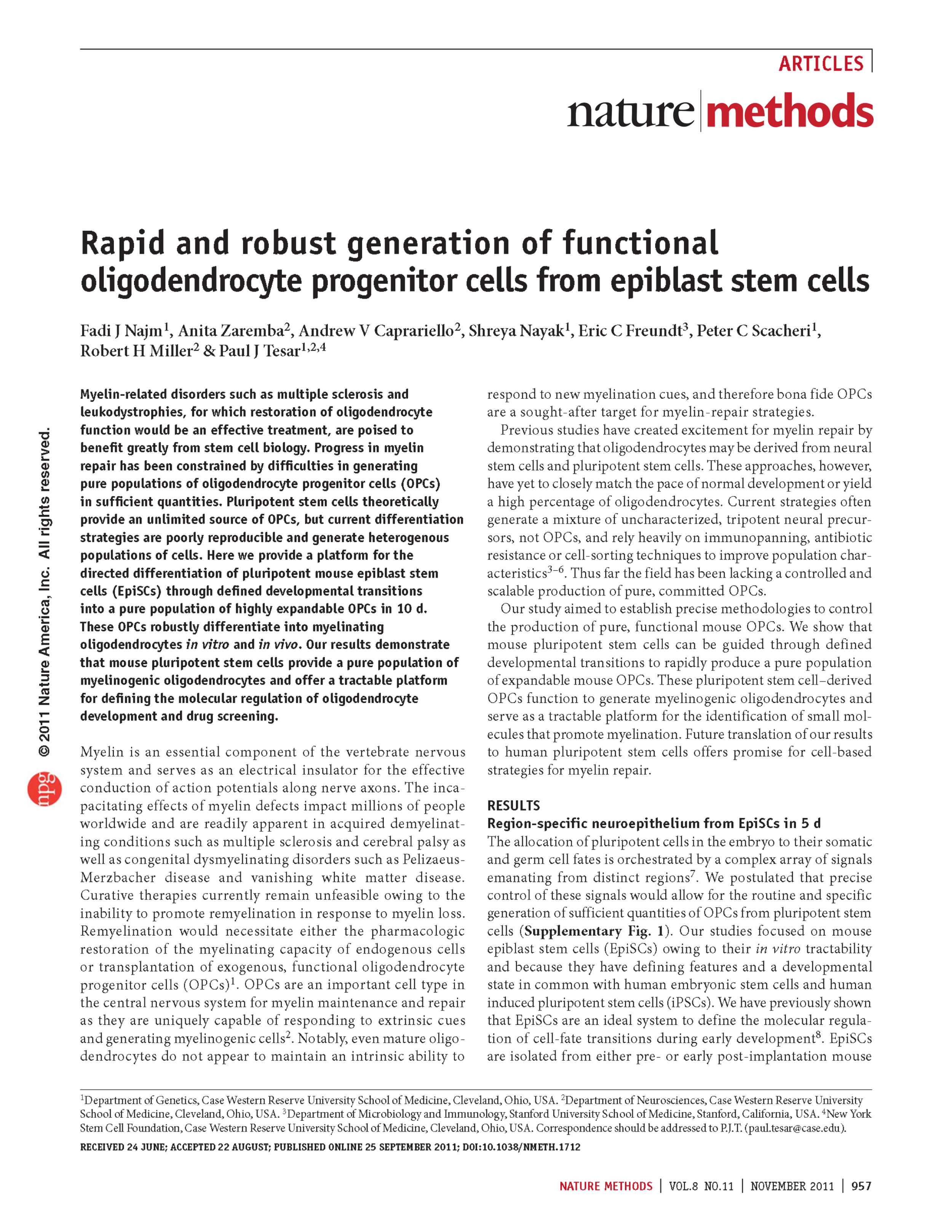 Science — TESAR LAB