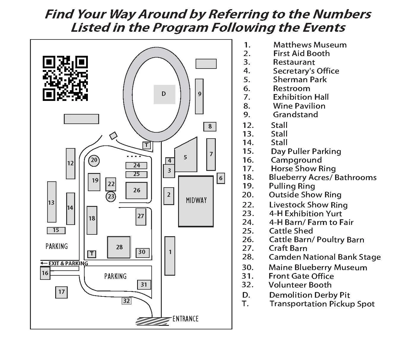 Fairgrounds Map — Union Fair