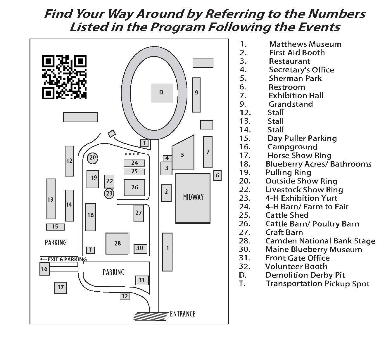 Fairgrounds Map — Union Fair