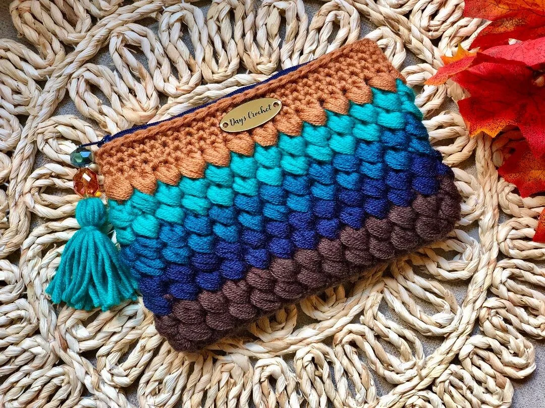 Crochet Puff Stitch Bag — Day's Crochet & Knit