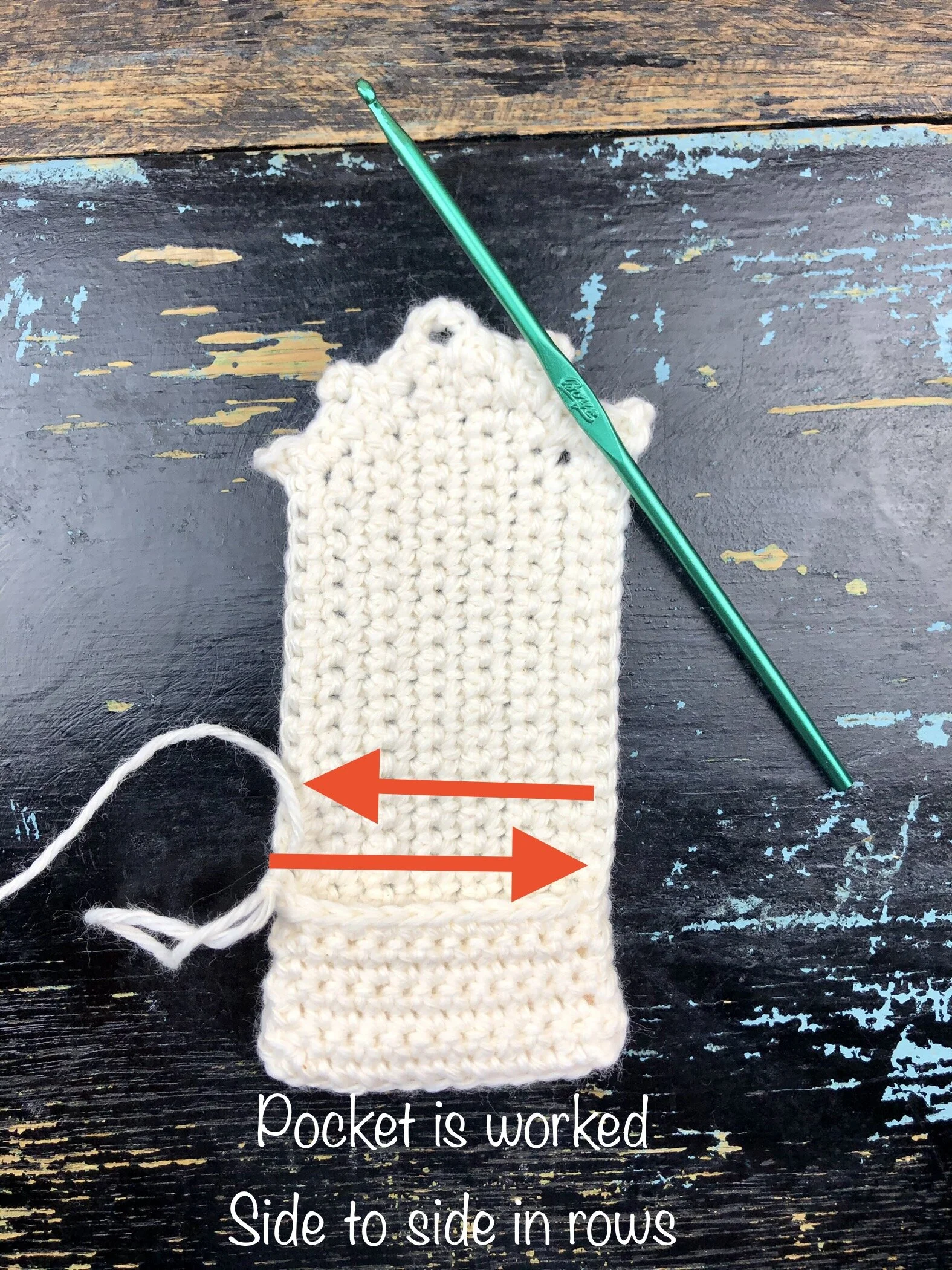 The Bowtique Pocket — Day's Crochet & Knit