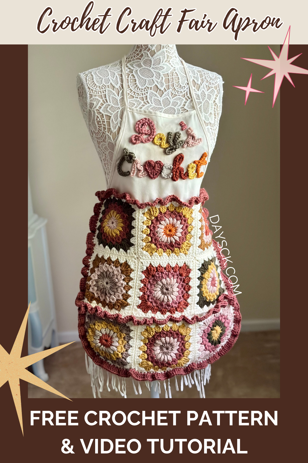Crochet Craft Fair Apron — Day's Crochet & Knit