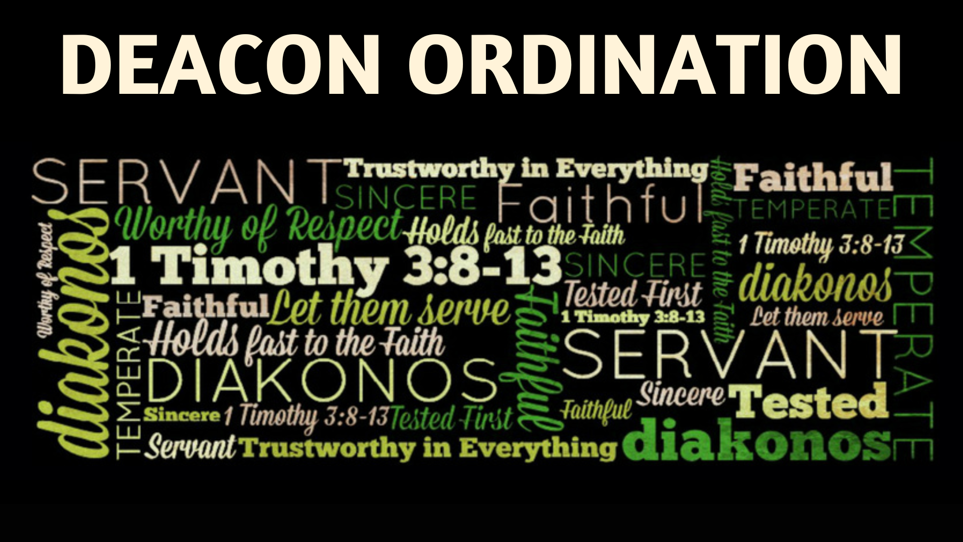 Deacon Ordination — Hillcrest Church Deacon Ordination — Hillcrest Church